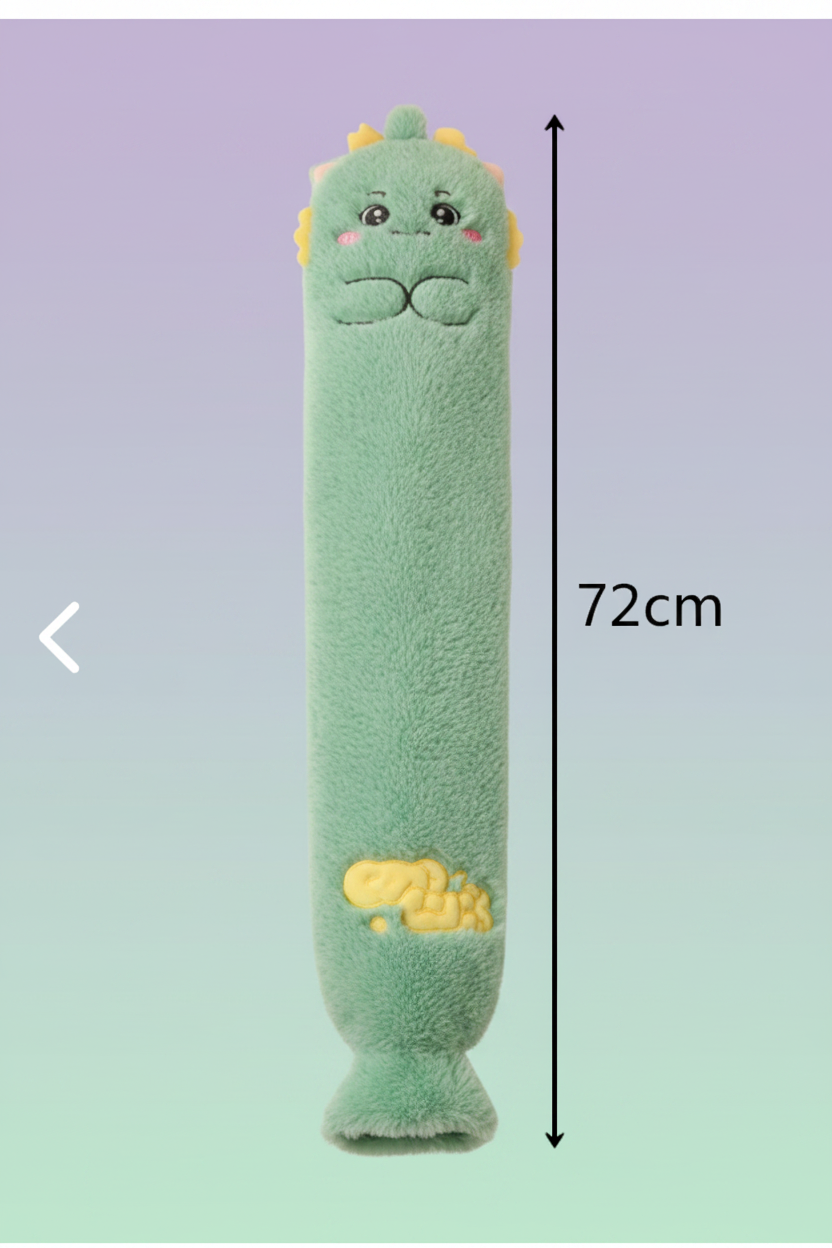 Guatero Dino Verde Kawaii - CalentitosKawaii